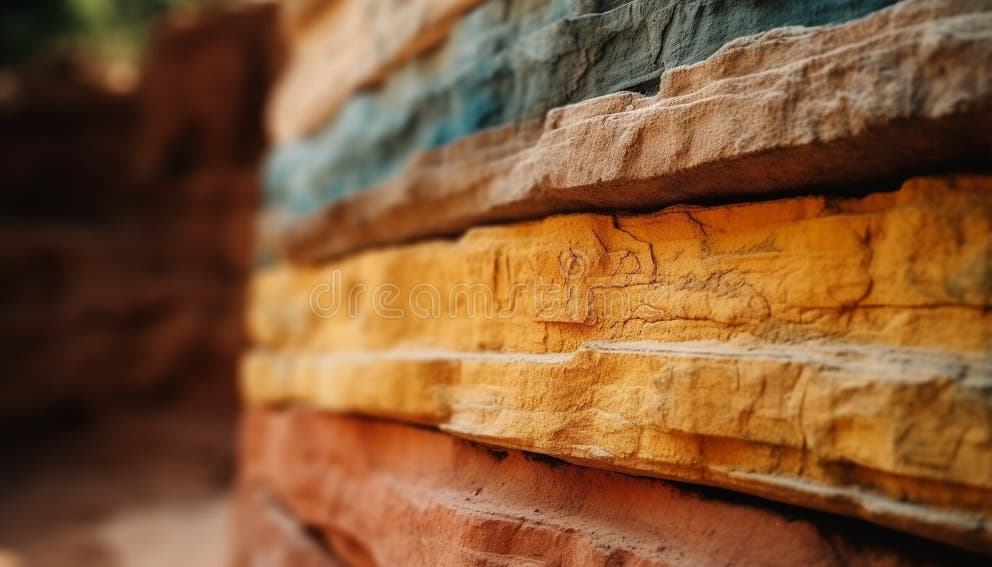 Rusty Brick Wall, Solid Construction Material, Ancient Building Feature ...