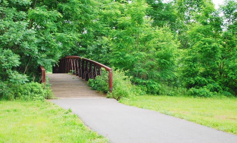 Rusty bridge stock photo. Image of damage, clouds, blue - 26471384
