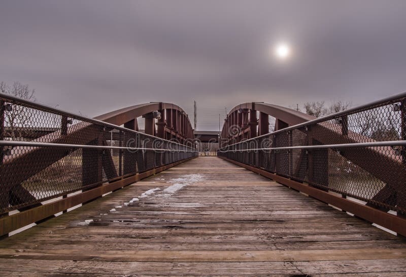 Rusty Bridge Upstate New York Foto de Stock - Imagem de bellamy ...