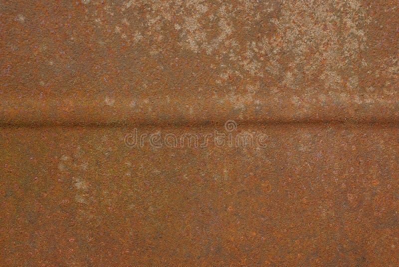 Rusty Brown Metal Texture from a Piece of Old Wall Stock Image - Image ...