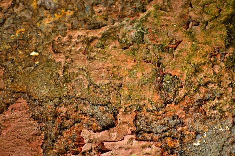 Rusty brown paint stock photo. Image of crumpled, reddish - 163168792