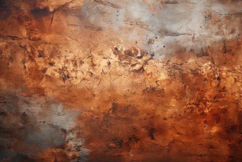 Rusty Brown Textured Wall Background Stock Illustration - Illustration ...