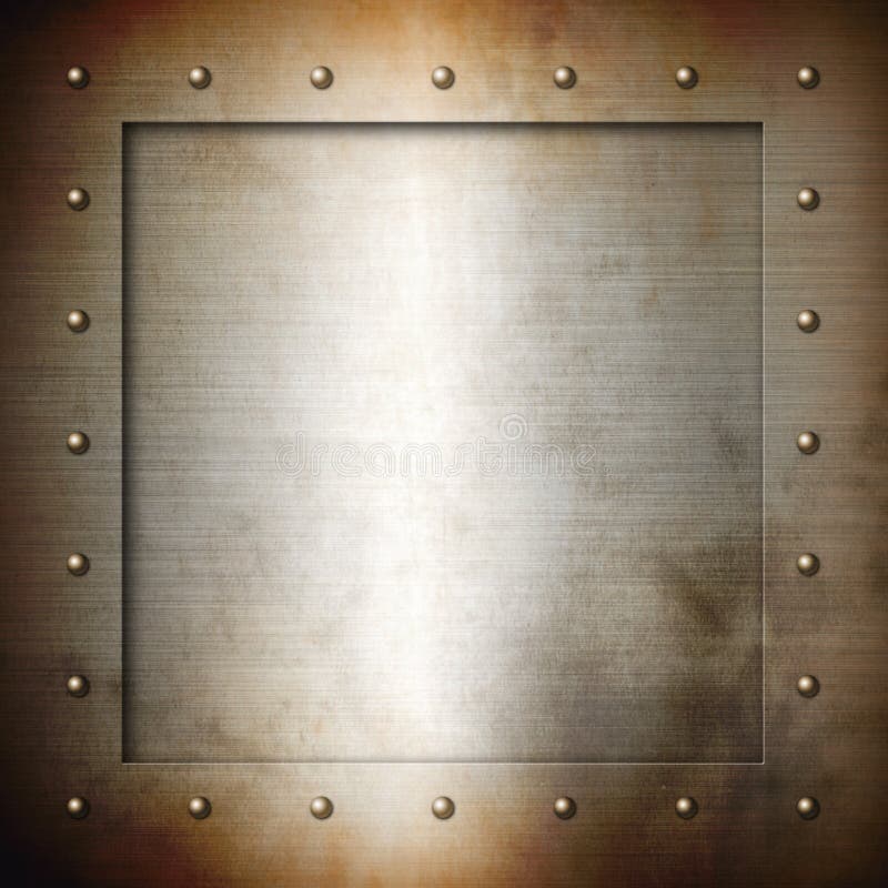 Rusty Riveted Steel Background Stock Photo - Image of pattern, brown ...