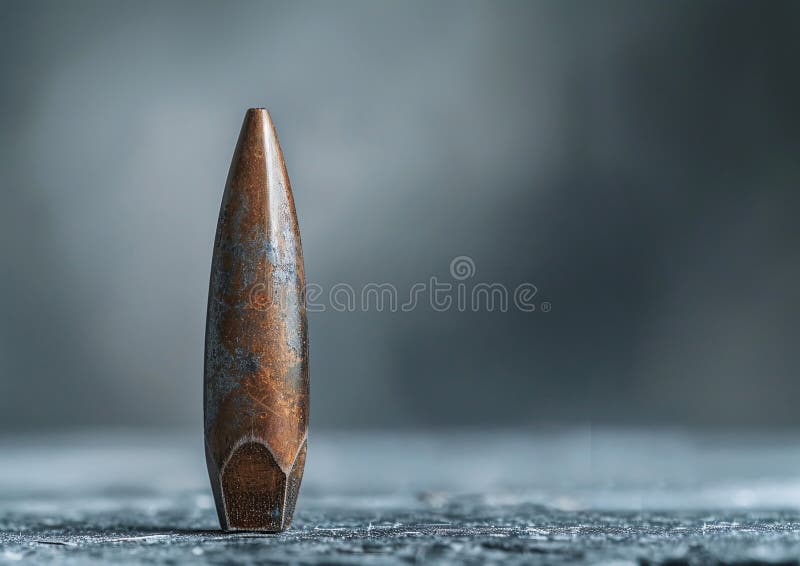 A Rusty Bullet on a Textured Surface: a Symbol of Violence and Decay ...