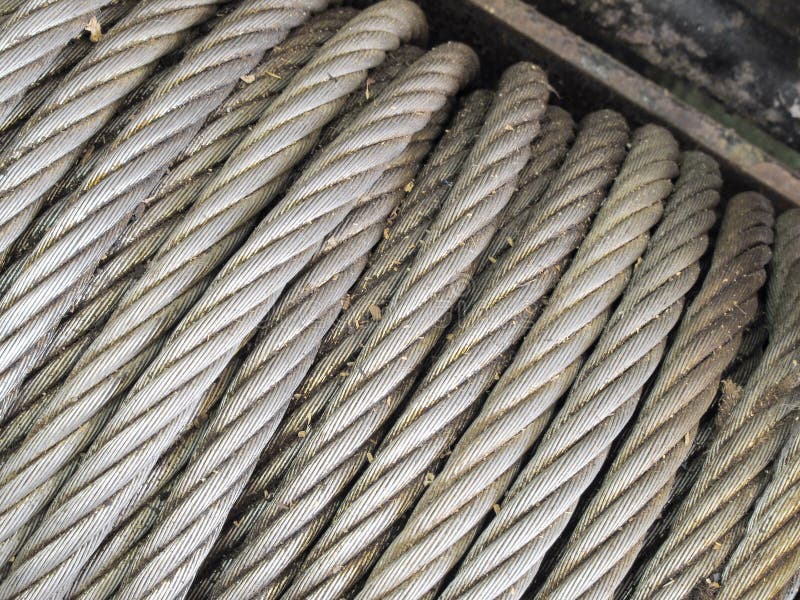 An Old Rusty Cable Crane in the Northwest Territories Stock Image ...