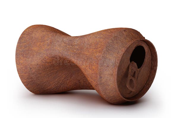 Rusty can stock illustration. Illustration of cutout - 18702391