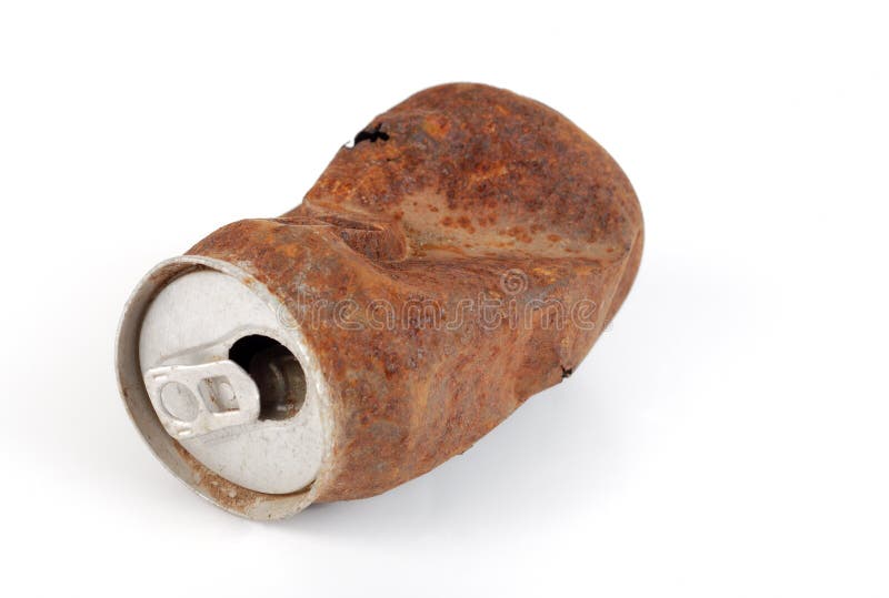 Rusty tin can stock image. Image of container, grungy - 32181025