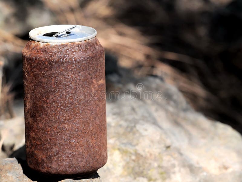 Rusty Can stock image. Image of outdoors, consumed, dirty - 245009171