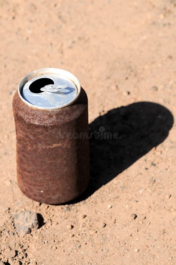 Rusty Can stock image. Image of metal, nature, refuse - 32189757