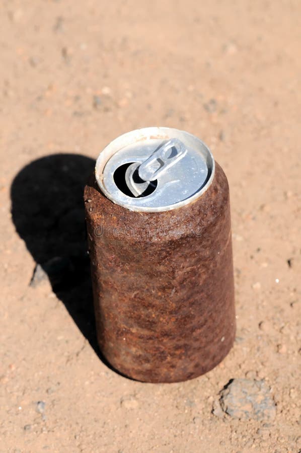 Rusty Can stock image. Image of beverage, recycling, open - 37483847