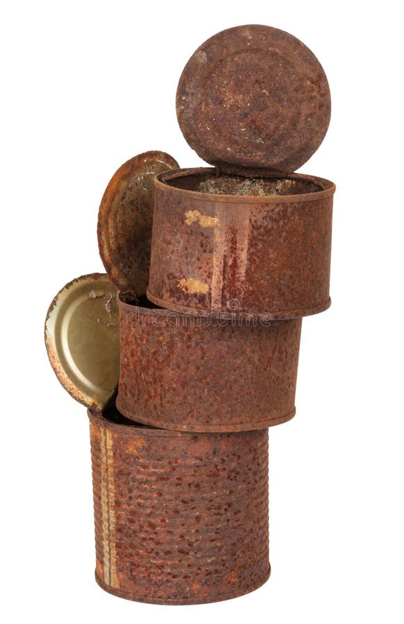 Rusty Tin Cans stock image. Image of discarded, rust - 26515487