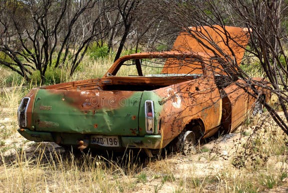 Rusty car stock photo. Image of transportation, dump - 14634766