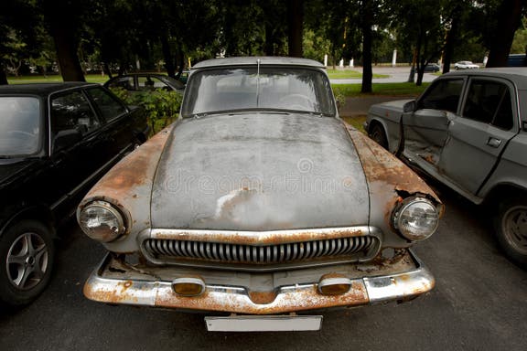 Rusty car stock image. Image of corrode, automobile, classic - 7032355