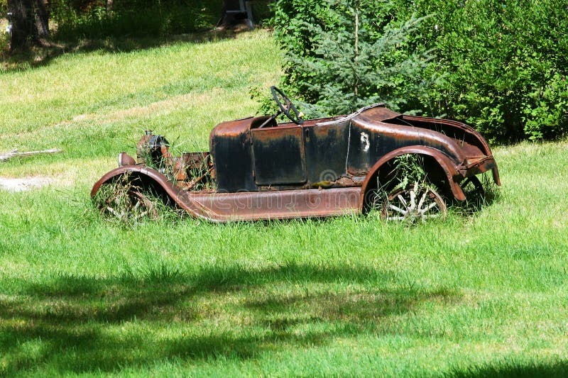 Rusty Car stock photo. Image of classic, weathered, transportation ...