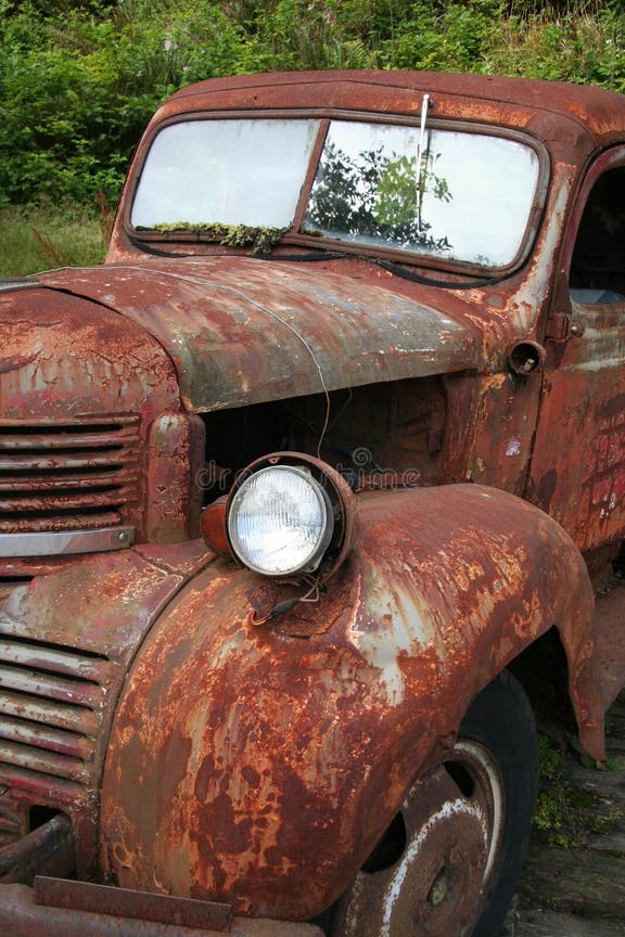 Rusty car stock photo. Image of ghost, grass, time, auto - 7820186
