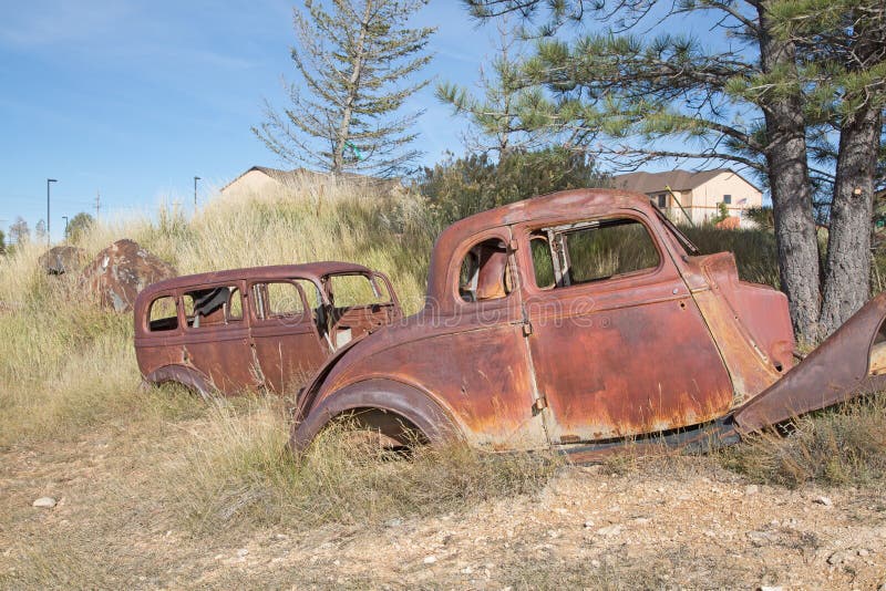 Rusty car stock image. Image of antique, obsolete, america - 138843675