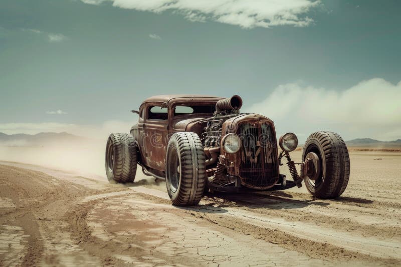Rusty Car Driving Down Dirt Road Stock Photos - Free & Royalty-Free ...