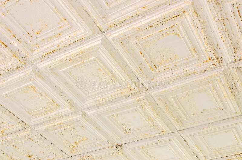 Rusty Ceiling Tiles stock photo. Image of orange, route - 104373610