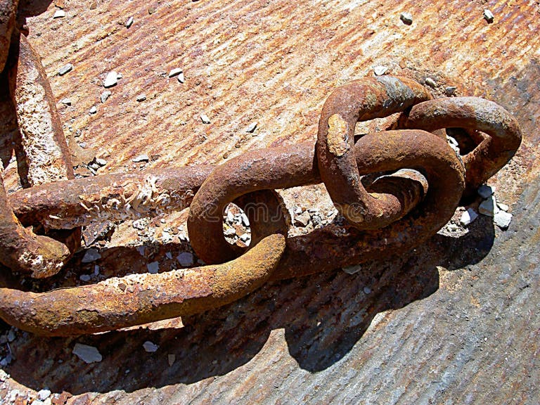 Rusty Chain stock image. Image of linked, link, rusty, lock - 8319