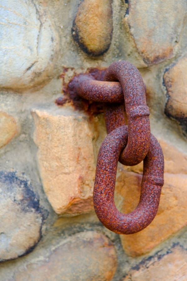 Rusty chain stock photo. Image of metal, hanging, metallic - 12183260