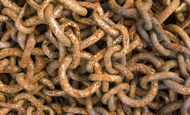 Rusty chain stock image. Image of link, attached, macro - 6951423