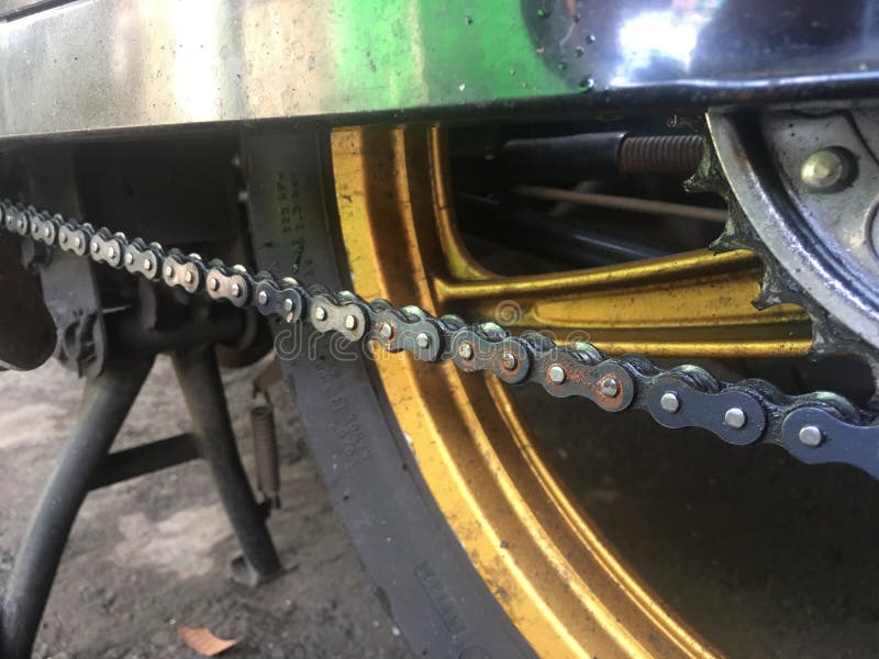 Rusty chain stock image. Image of chain, gearchain, rusty - 206518117