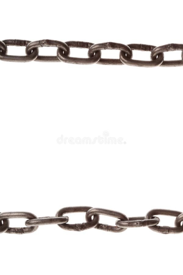 Rusty chain isolated stock photo. Image of shiny, isolated - 21512736