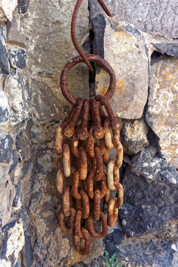 Rusty Chain stock image. Image of decaying, binding, prisoner - 48073069