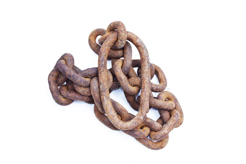Rusty chain stock image. Image of line, metallic, rough - 44537621