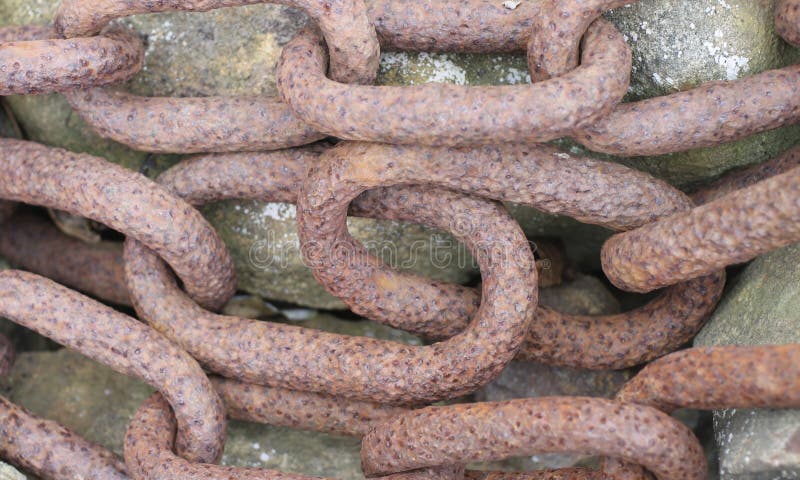 Rusty Chains stock photo. Image of design, frame, chandlers - 35253144