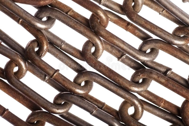 Rusty chains stock photo. Image of connection, detail - 39786596