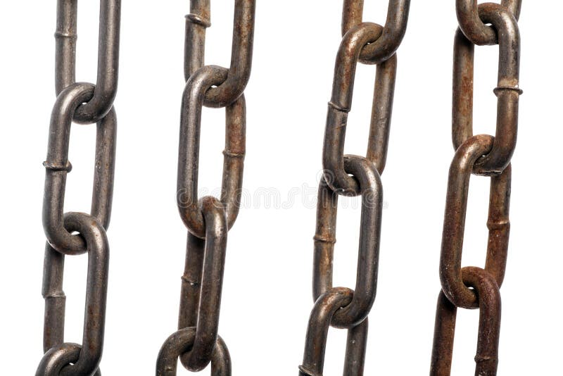 Rusty chains stock image. Image of interlink, chain, machine - 40135569