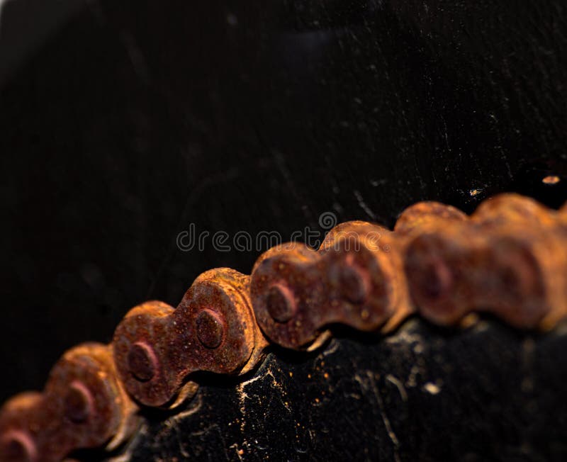 Rusty Chains stock image. Image of chain, machines, rusty - 52158145