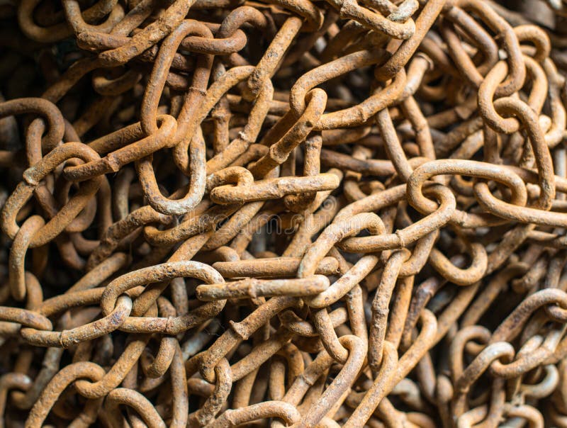 Rusty chains stock image. Image of industry, closeup - 79813151