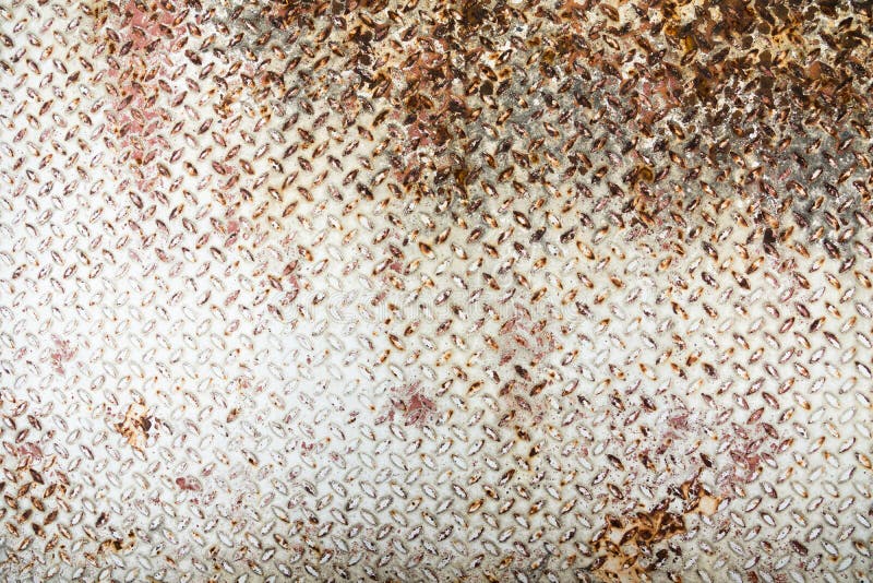 Rusty Checkered Steel Plates Stock Image - Image of abstract, aluminum ...