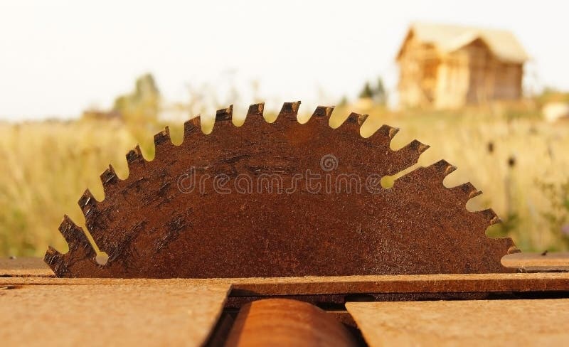 Rusty circular saw stock photo. Image of circular, instrument - 50760044