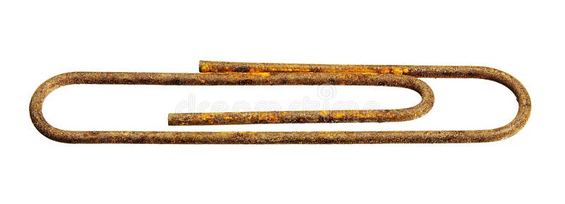 Old Paper Rusty Paperclip Stock Photos - Free & Royalty-Free Stock ...