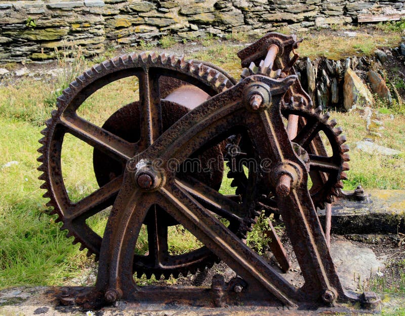 Rusty cogs stock photo. Image of cogs, ridges, redundant - 6116796
