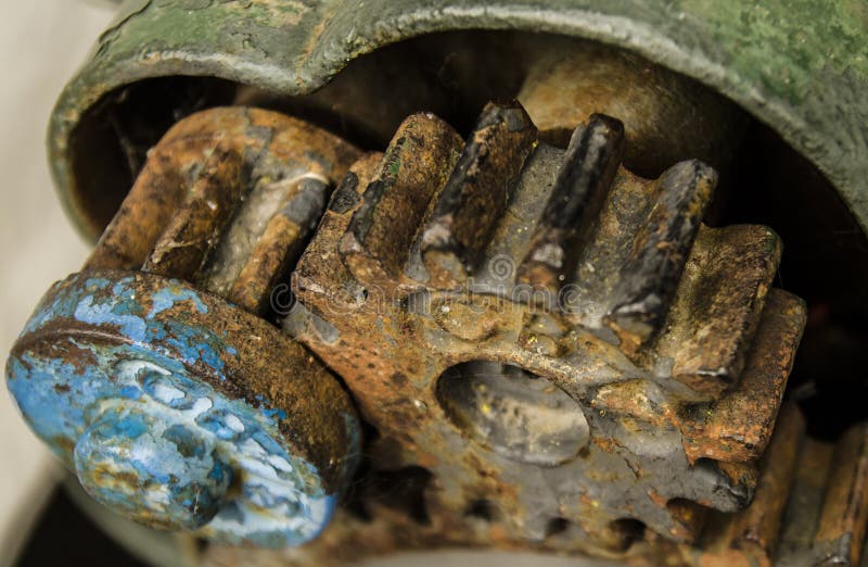 Rusty cogs stock image. Image of agricultural, machine - 97303399