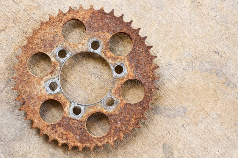 Rusty cogwheel stock photo. Image of dirty, machine, metal - 49483856