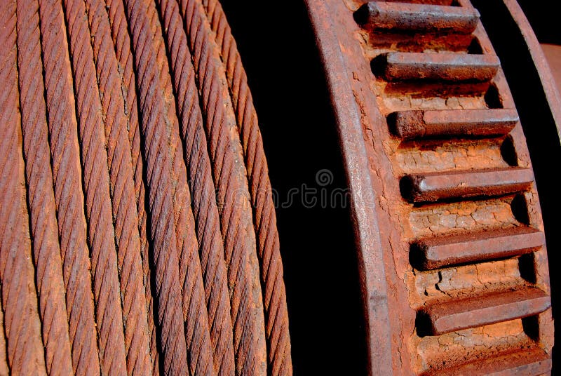 Rusty coil stock image. Image of textured, oxidized, spiral - 7568199
