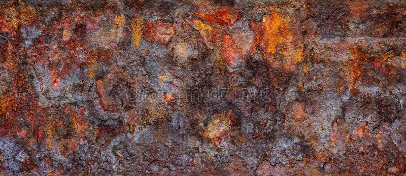 Rusty Colored Background for Design Stock Photo - Image of paint ...