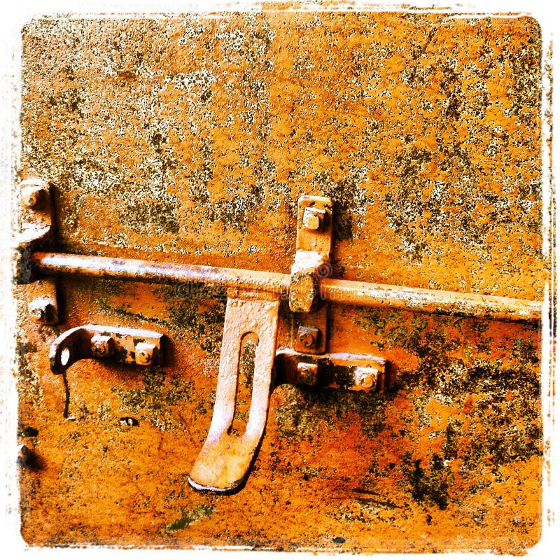 Rusty Lock stock image. Image of door, square, security - 34707721