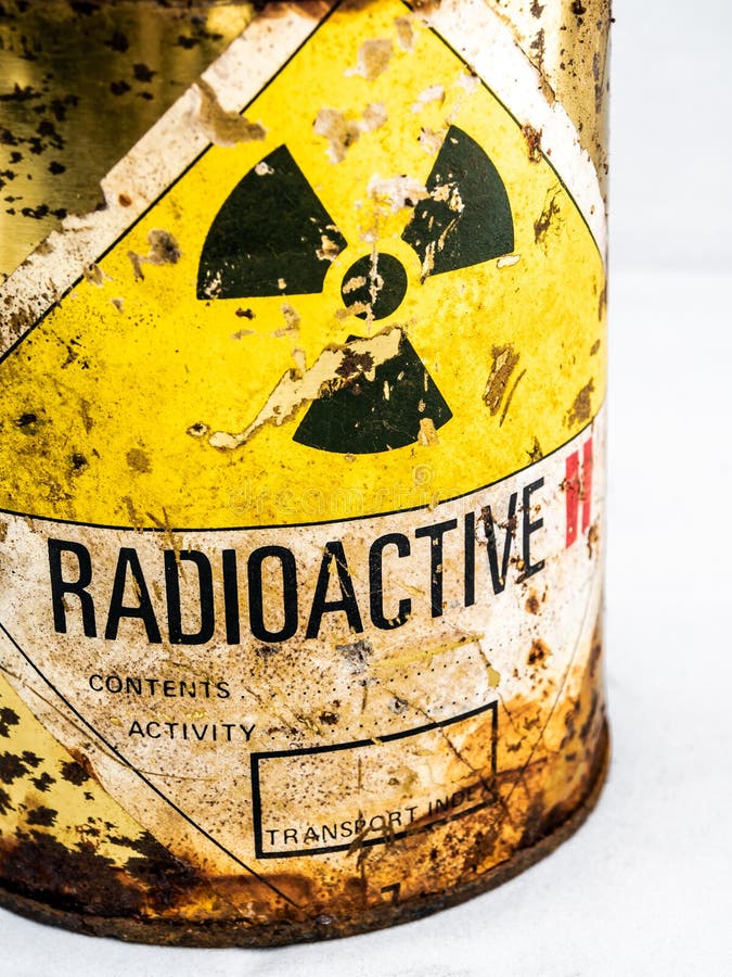 Radioactive Material Safety Containment Container Stock Photo - Image ...