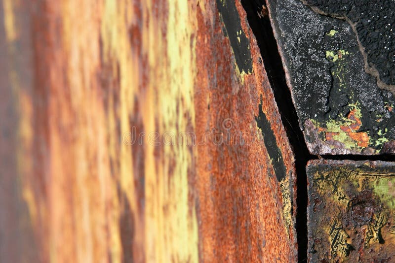 Rusty corner stock photo. Image of industrial, sunlight - 79936116