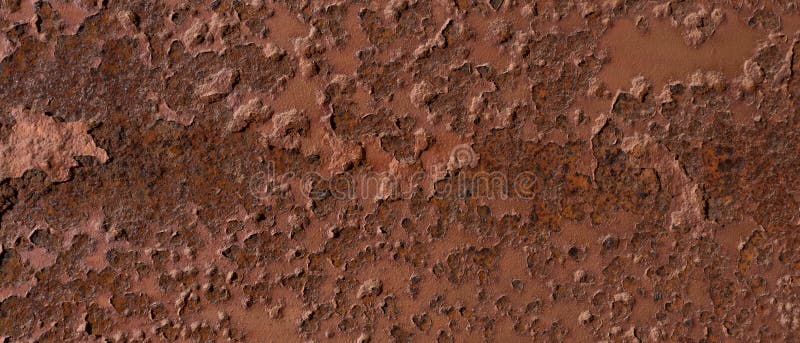 Rusty, Corroded, Peeling Metal Texture Stock Photo - Image of detail ...