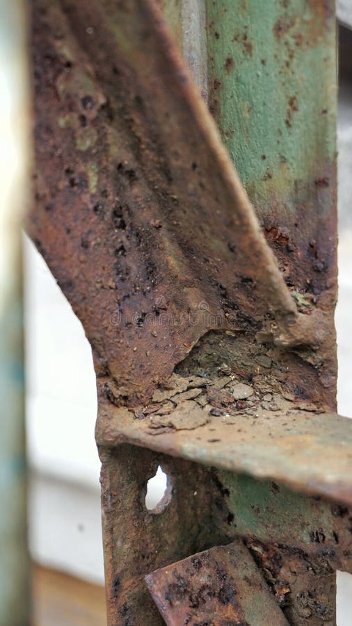 Rusty and Corrosion in the Weld. Corrosive and Rust Metal. Corrosive ...