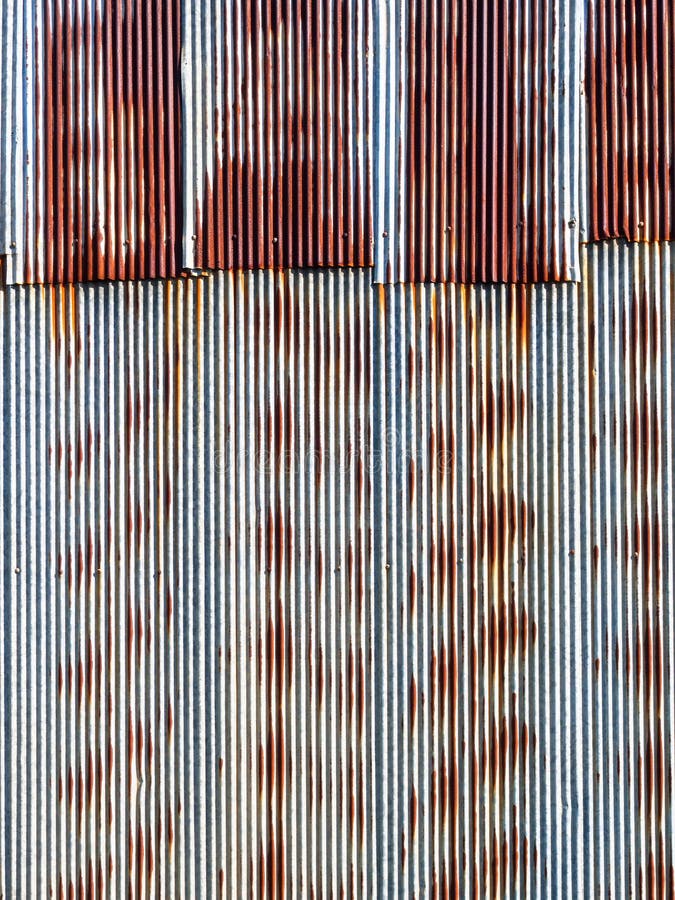 Rusted Corrugated Metal Panels