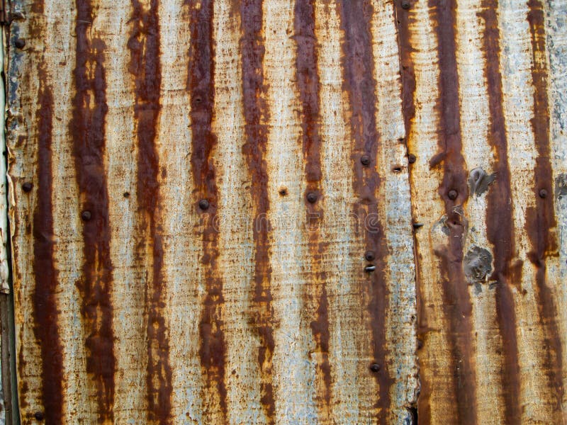 Rusty Corrugated Metal Texture or Galvanized Iron Steel Background ...