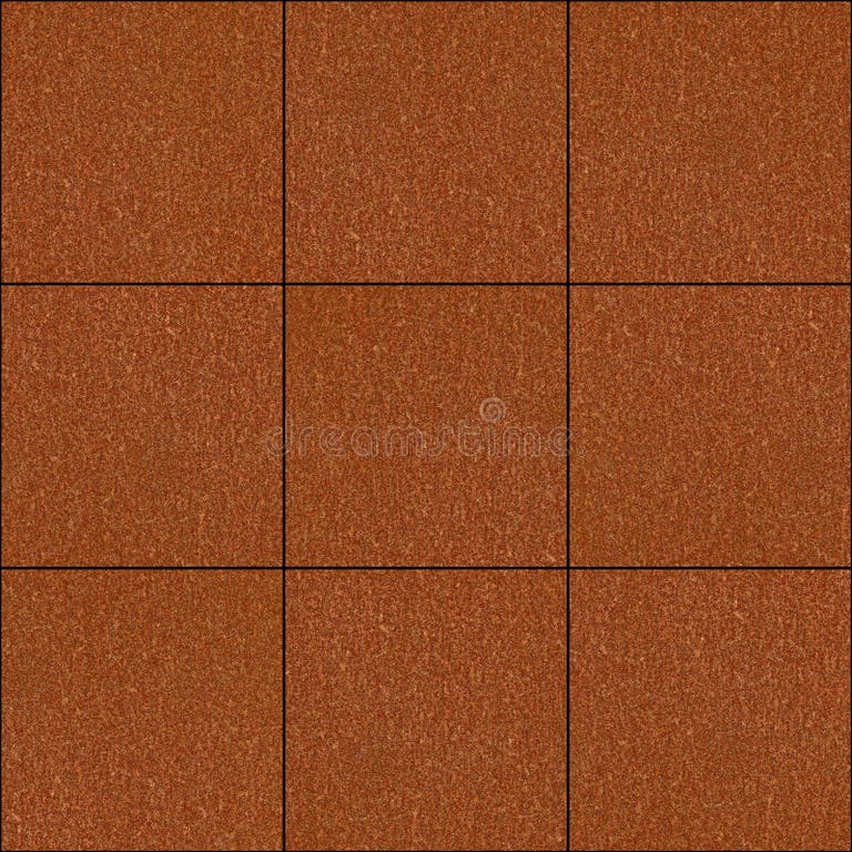 RUSTY CORTEN METAL PAVEMENT TEXTURE - Seamless Square Shape Pattern ...